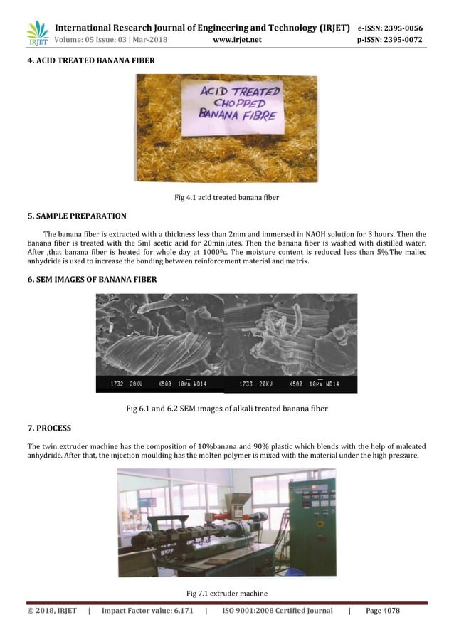 IRJET- Banana Fiber Reinforced Polymer Matrix Composites | PDF