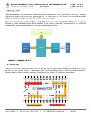 IRJET- Arduino Based Child Tracking System Using GPS and GSM | PDF