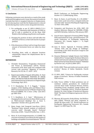 IRJET- Seismic Analysis of Flat Slab Multi-Storey Building with Varying Shear Wall Indices | PDF ...