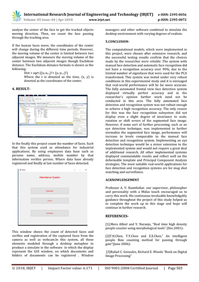 IRJET- Face Counter using Matlab | PDF