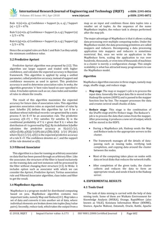 IRJET- Effecient Support Itemset Mining using Parallel Map Reducing | PDF