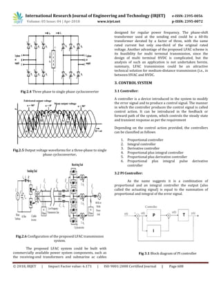 IRJET- Transmission of Ac Power from Offshore to Onshore by using Low Frequency Ac Transmission ...