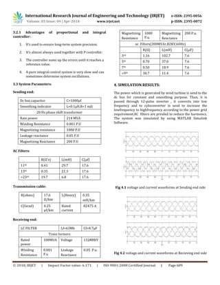 IRJET- Transmission of Ac Power from Offshore to Onshore by using Low Frequency Ac Transmission ...