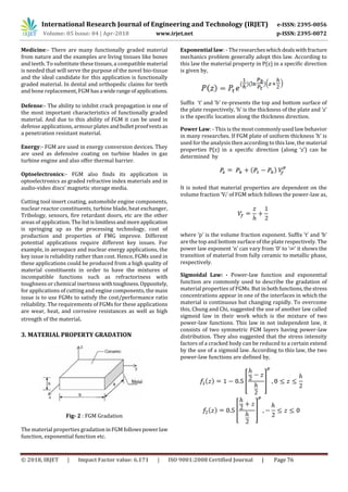 IRJET- A Review on Functionally Graded Plate | PDF