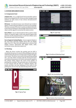 IRJET- Smart Parking System | PDF