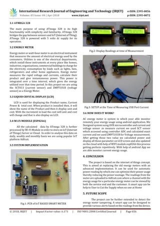 IRJET- Iot Based Smart Meter | PDF