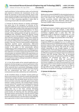 IRJET- Gray-Hole Attack Minimization based on contradiction for ad-hoc ...
