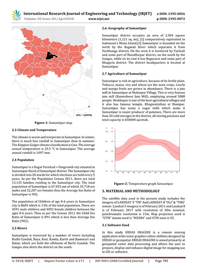 IRJET- Change Detection and Prediction of Land Use and Land Cover | PDF