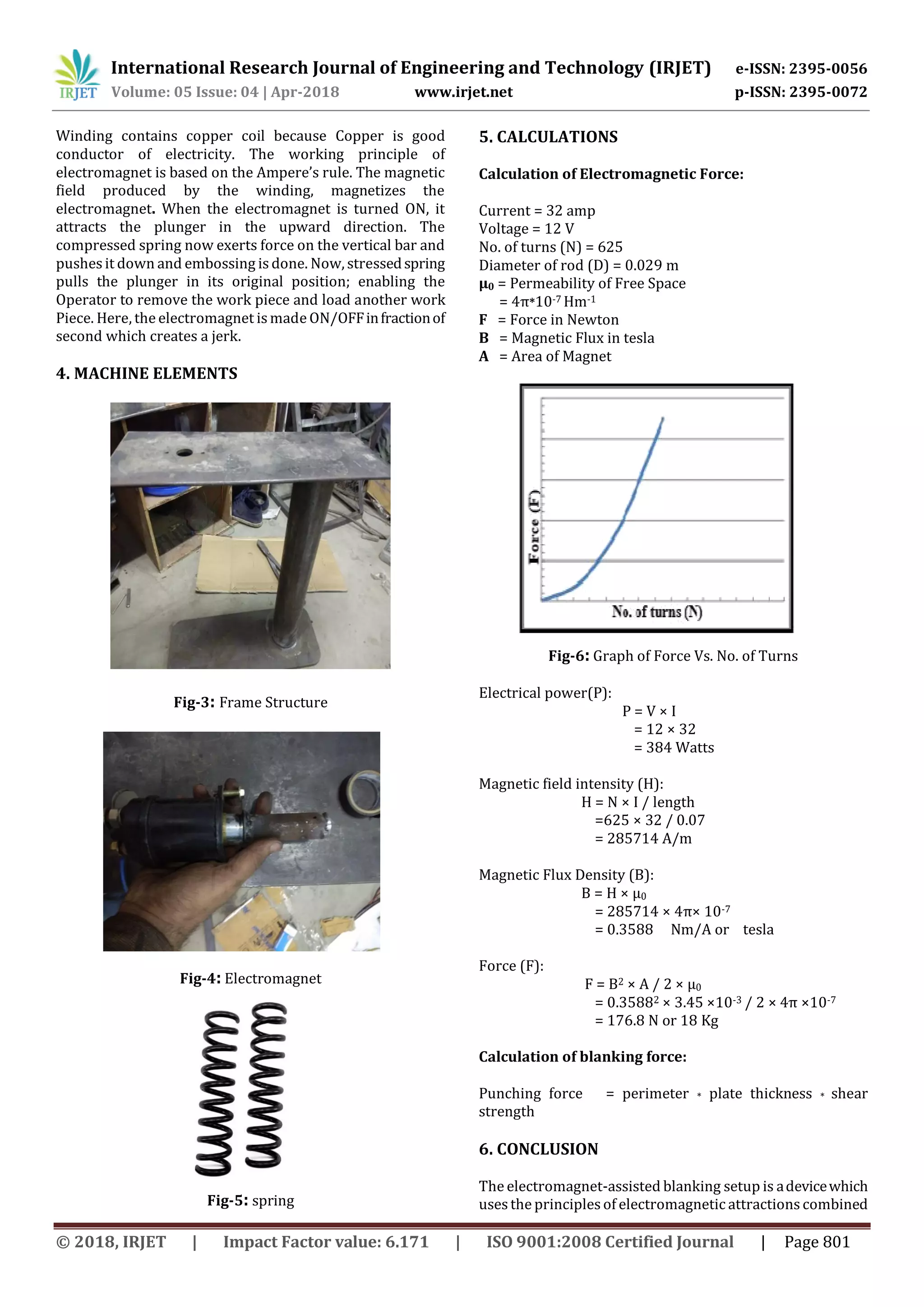 IRJET- Review on Electromagnetic Multipurpose Machine | PDF