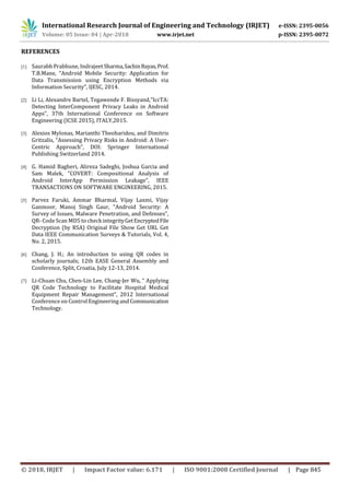 IRJET- Securing E-Medical Documents using QR Code | PDF