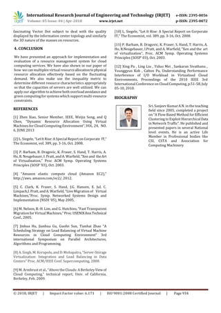 IRJET- In Cloud Computing Resource Allotment by using Resource Provisioning Algorithm | PDF
