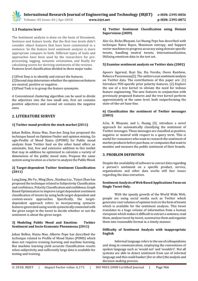 IRJET- Interpreting Public Sentiments Variation by using FB-LDA Technique | PDF | Free Download