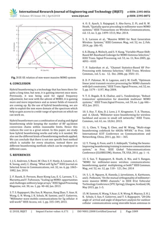 IRJET- Hybrid Beamforming Based mmWave for Future Generation ...