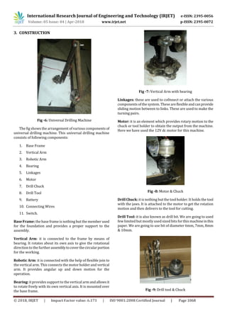 IRJET- Fabrication of Universal Drilling Machine | PDF