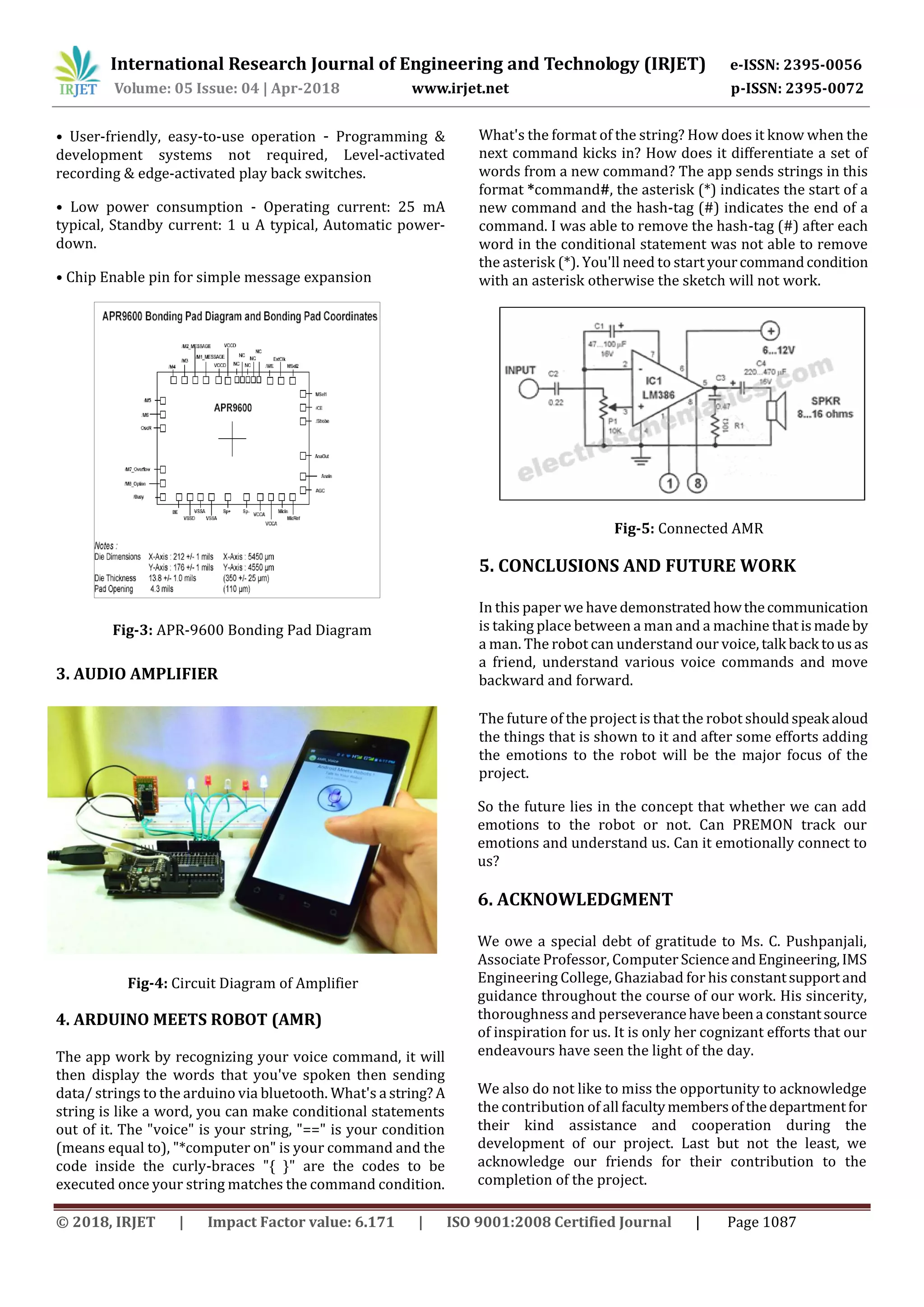 IRJET- Premon: A Talkative Robot | PDF