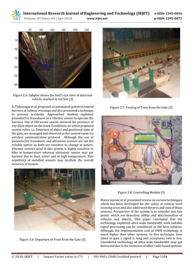 IRJET- A Review on Accident Prevention Methods at Railway Line ...