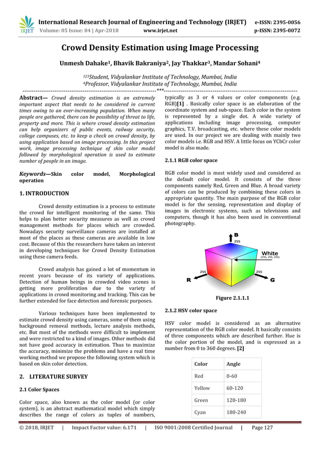 IRJET- Crowd Density Estimation using Image Processing | PDF