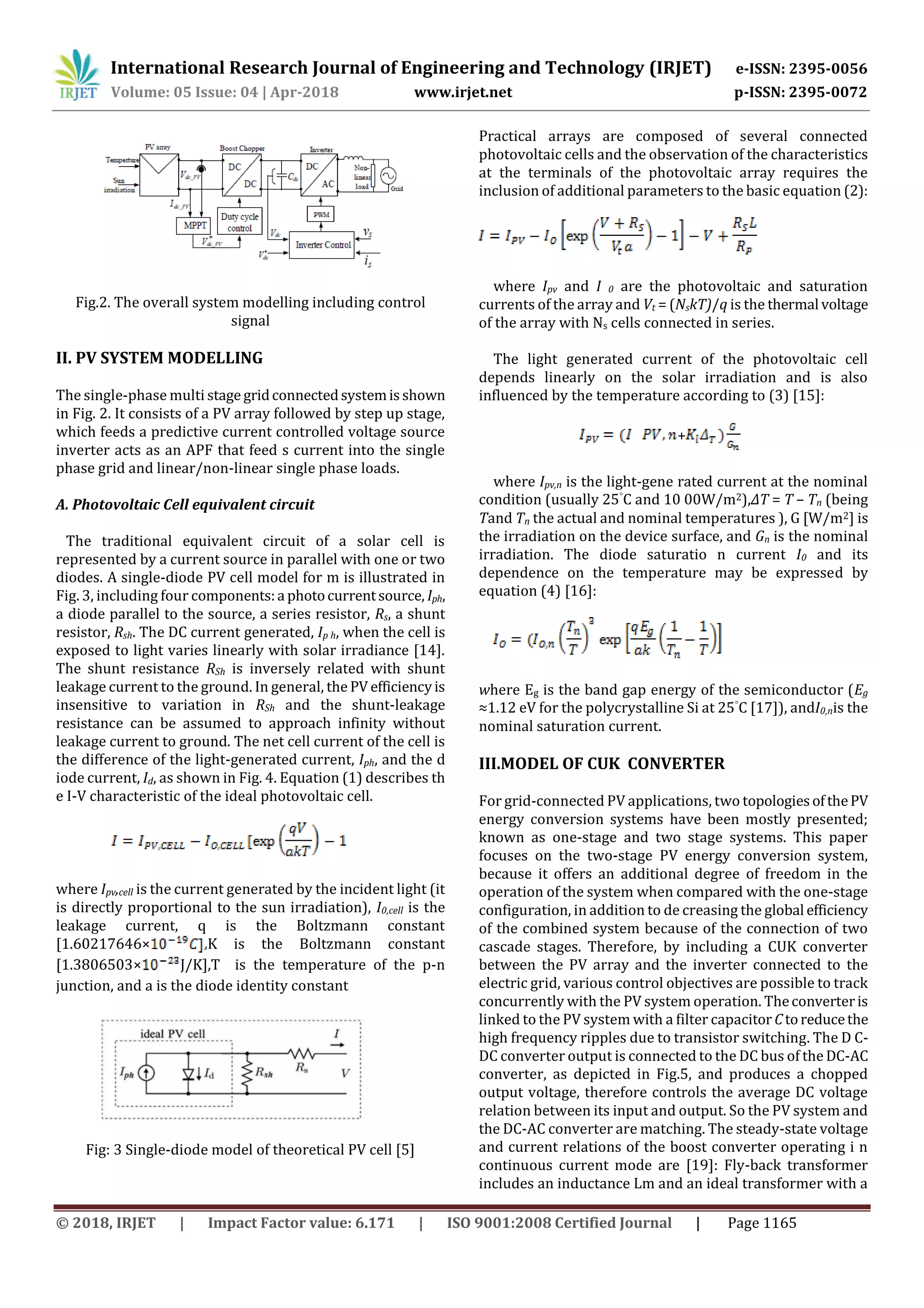IRJET- Power Quality Improvement in Solar by using Fuzzy Logic Controller | PDF