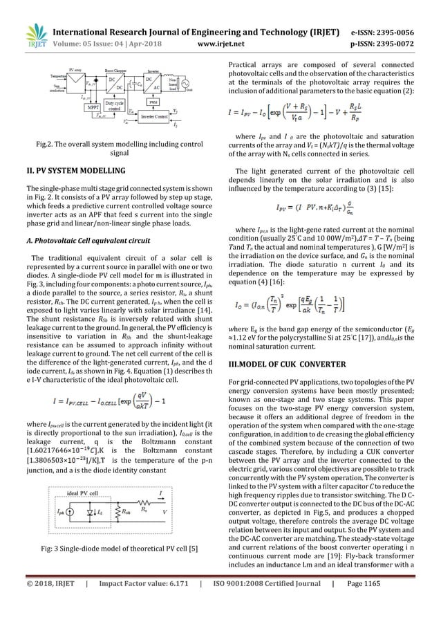 IRJET- Power Quality Improvement in Solar by using Fuzzy Logic Controller | PDF