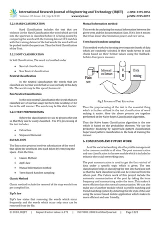 IRJET- Post Summarization and Text Classification in Social Networking ...