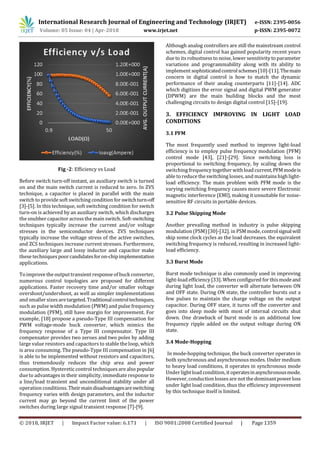 IRJET- Methods for Improved Efficiency in DC-DC Buck Converter | PDF