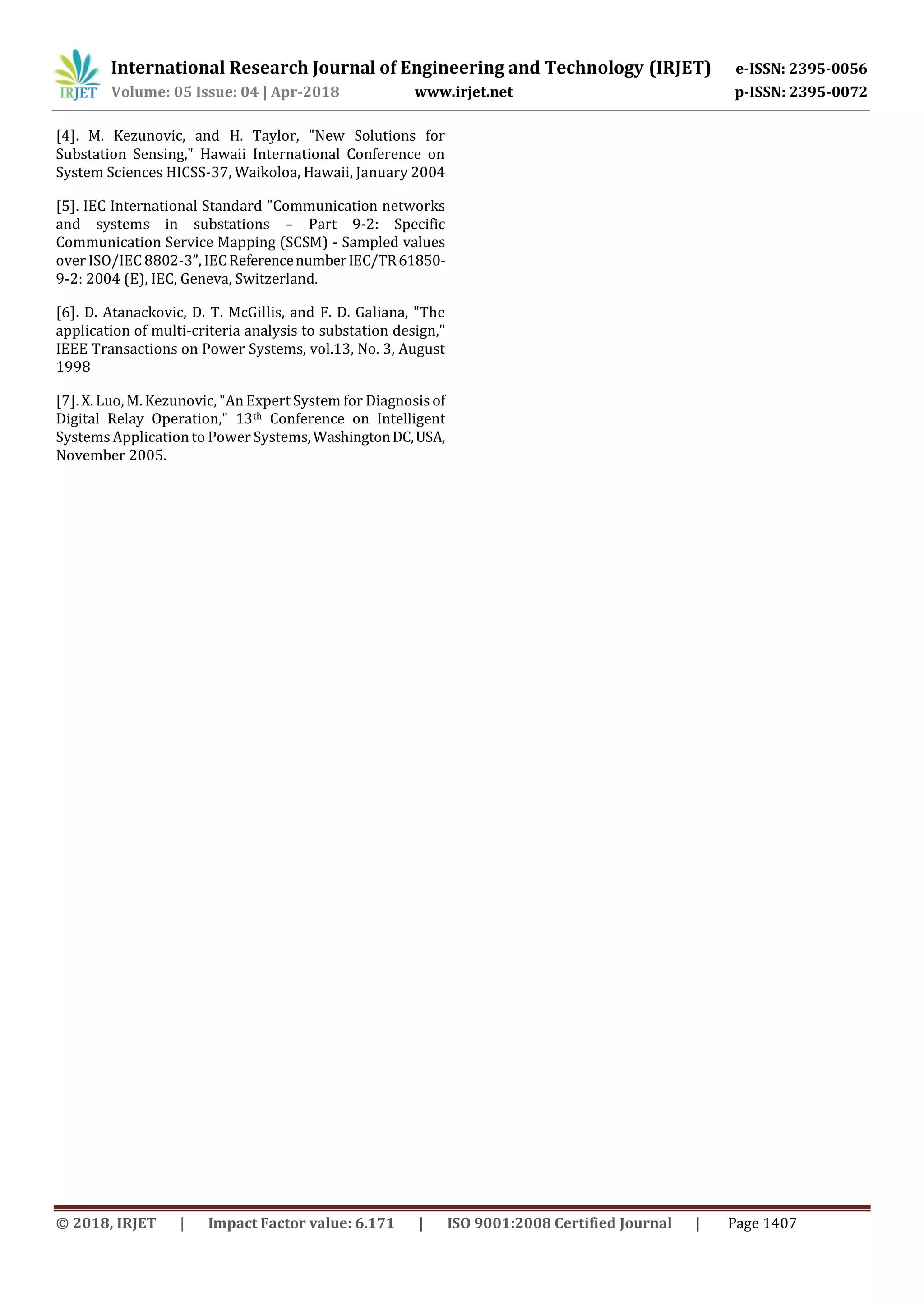 IRJET- PLC Based Intelligent Control of Substation | PDF IRJET- PLC Based Intelligent Control of Substation | PDF