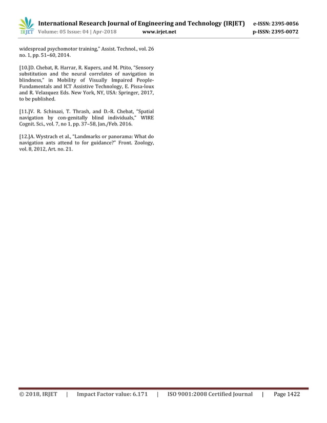 IRJET- Bus Identification and Obstacle Detection for Blind using RF ...