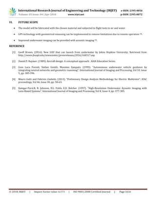 IRJET- Design and Static Structural Analysis of an Aerial and Underwater Drone | PDF | Robotics ...