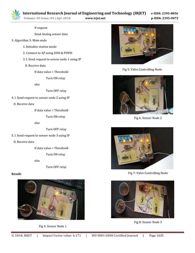 IRJET- AIMS: Automatic Irrigation Monitoring System using WSN | PDF