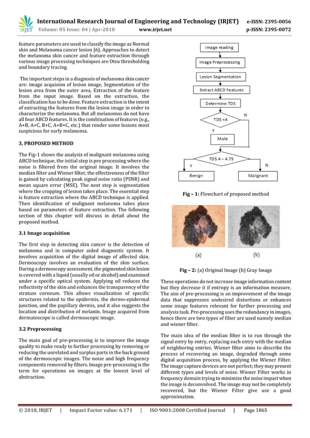 IRJET- Analysis of Skin Cancer using ABCD Technique | PDF