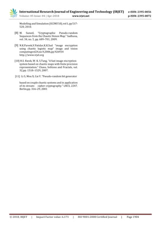 IRJET- An Image Cryptography using Henon Map and Arnold Cat Map | PDF