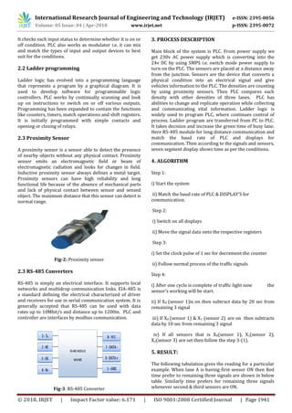 IRJET- Optimal Strategy for Extraction of Traffic Based on PLC | PDF