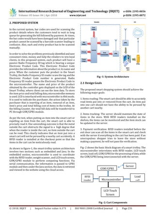 IRJET- Smart Trolley System for Automated Billing using RFID and IoT | PDF | Internet of Things ...