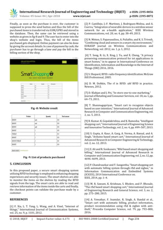 IRJET- Smart Trolley System for Automated Billing using RFID and IoT | PDF | Internet of Things ...