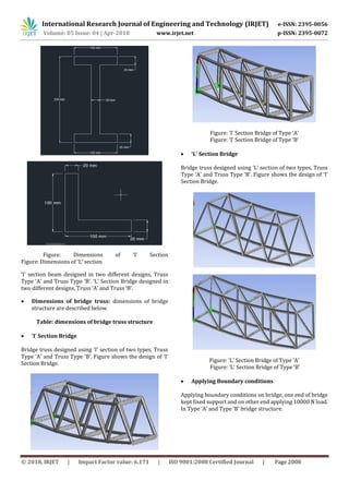 IRJET- Truss Bridge Structure Frame Section Analysis by Using Finite Element Analysis | PDF ...