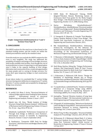 IRJET- Truss Bridge Structure Frame Section Analysis by Using Finite Element Analysis | PDF ...