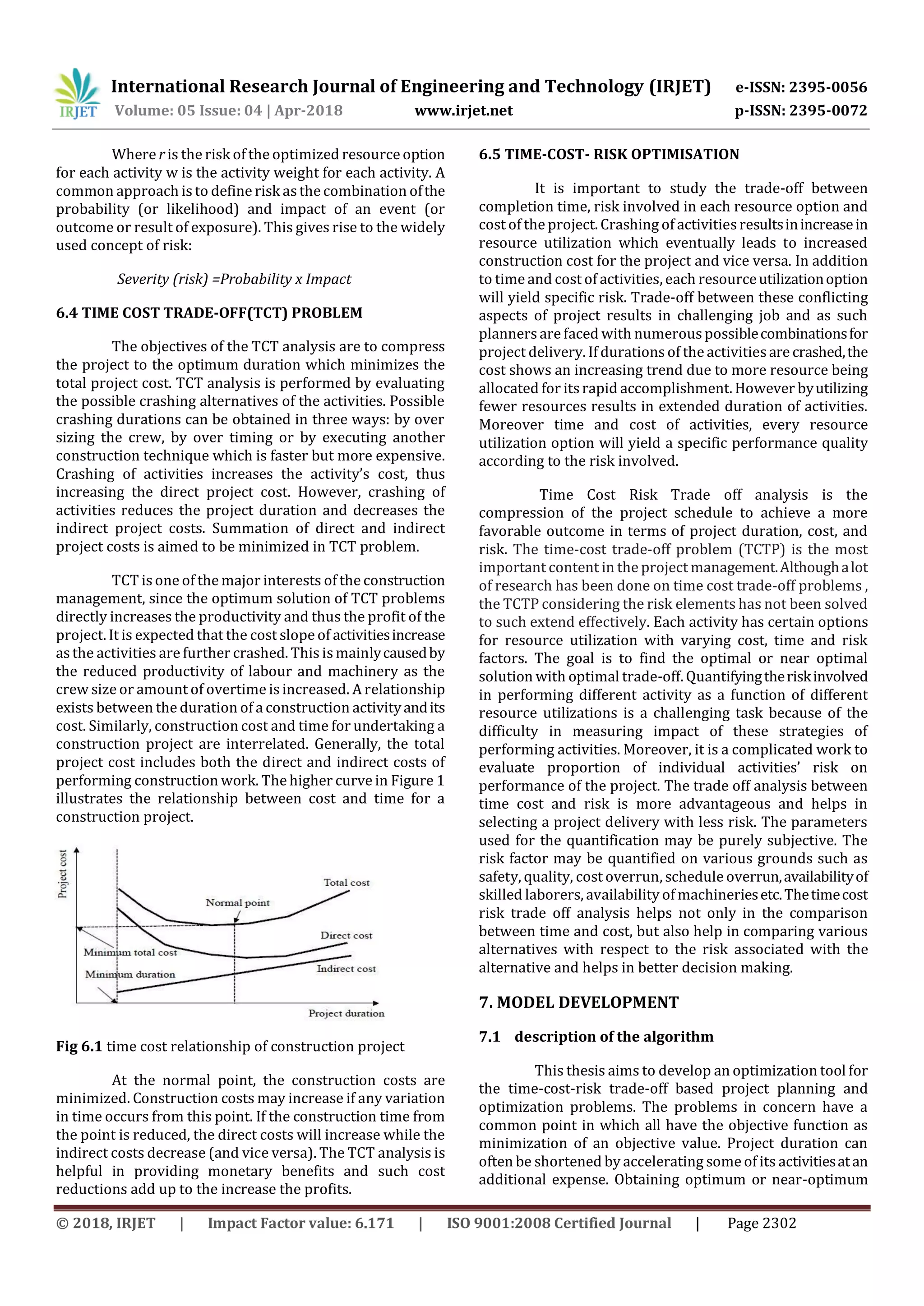 Time-cost-risk optimization in construction work by using ant colony ...