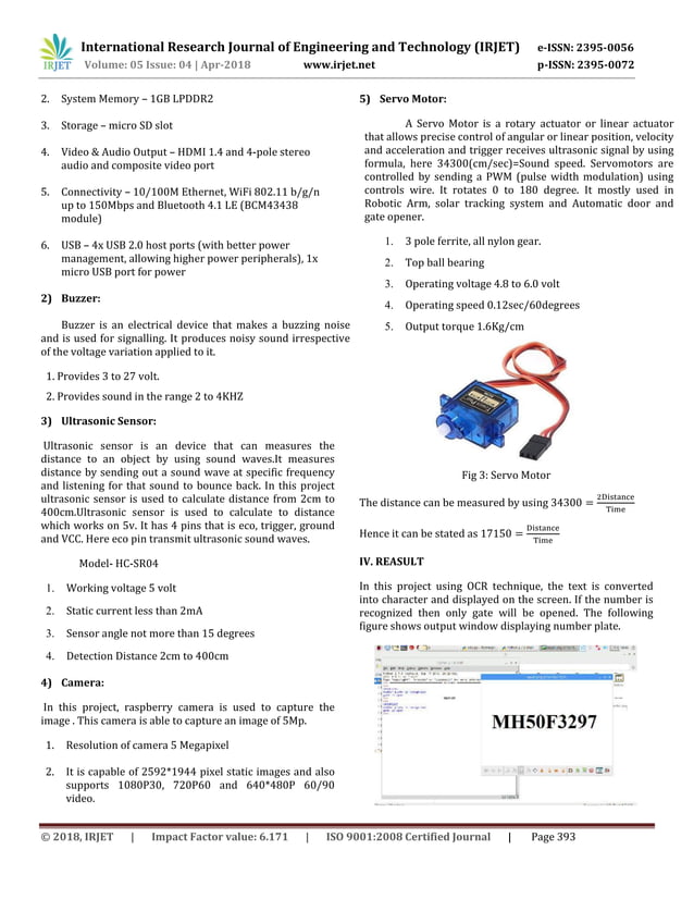 IRJET- Recognition of Vehicle Number Plate using Raspberry PI | PDF IRJET- Recognition of Vehicle Number Plate using Raspberry PI | PDF