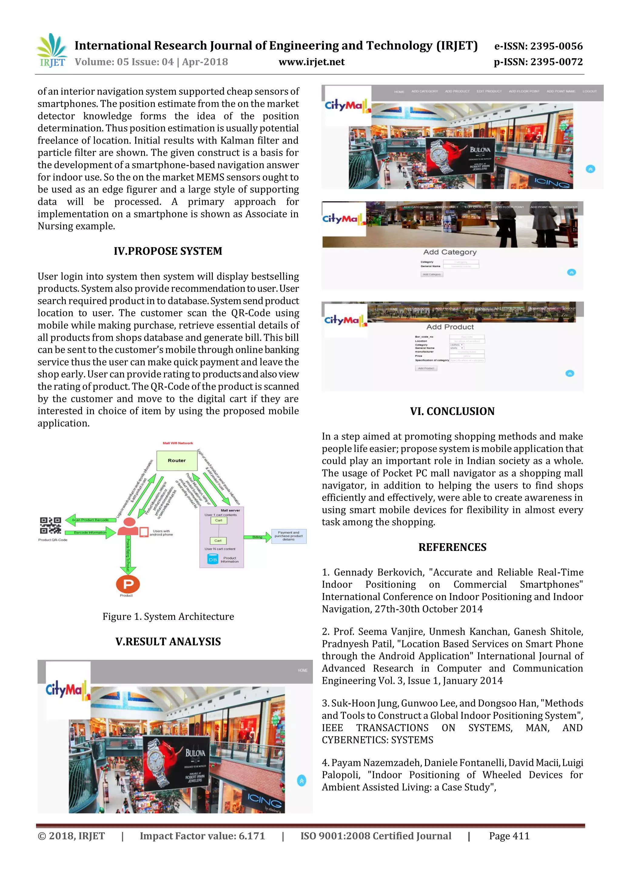 IRJET- Pocket Mall Navigator: Bridging Digital and Traditional Shopping ...