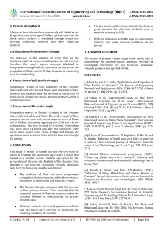 IRJET- Utilization & Effects of Crown Caps on Strength Properties of Concrete: A Review | PDF