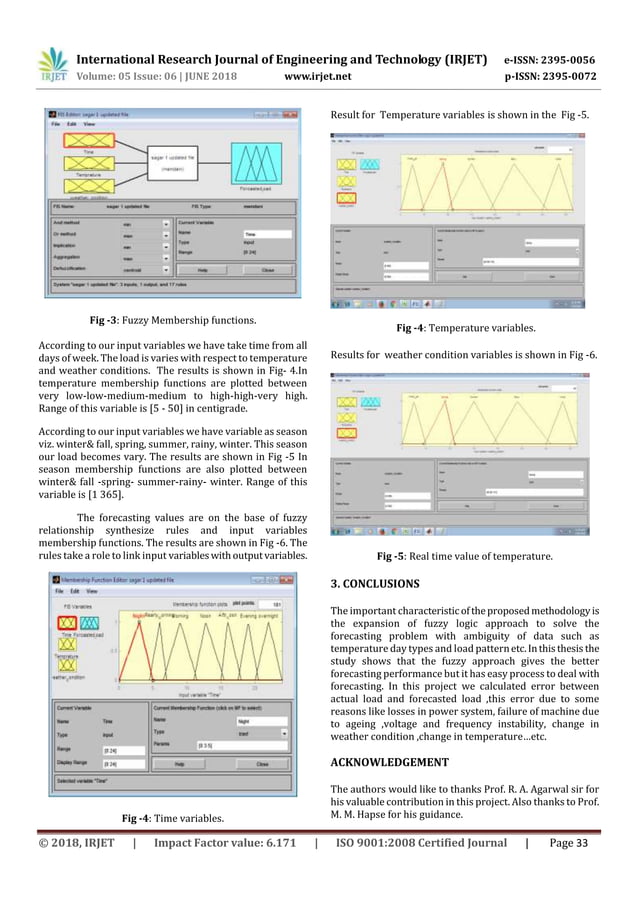 IRJET-Load Forecasting using Fuzzy Logic | PDF