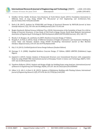 IRJET- Determination of the Efficacy of Civil soft Quick Series in the ...