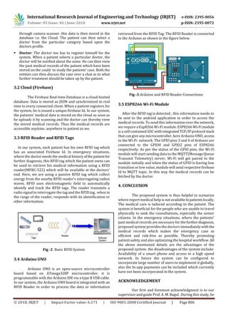 IRJET-Cloud based Patient Referral System with RFID Based Clinical Information Retrieval in ...