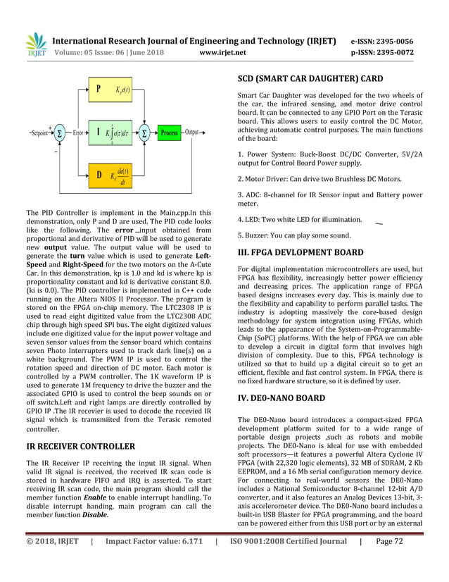 Irjet Design And Implementation Of Pid Controller Using Hdl On Fpga Pdf 3158