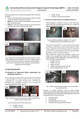 IRJET- A Case Study: In-Situ Weld Repair of Steel Casting of Grade C12A ...