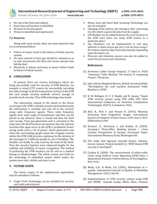 IRJET-ATM Security using GSM Technology | PDF | Credit Cards | Personal Debt