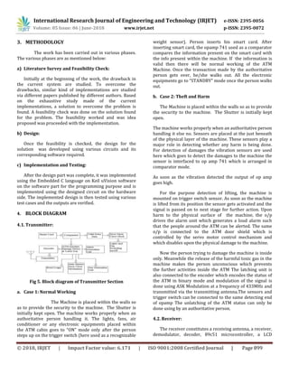 IRJET-ATM Security using GSM Technology | PDF | Credit Cards | Personal Debt