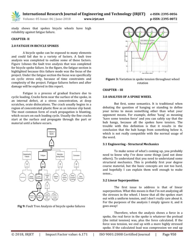 IRJET-Finite Element Analysis of Bicycle Wheel | PDF | Cycling | Sports