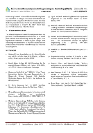 IRJET-Smart Helmet with Live Map Navigation System. | PDF