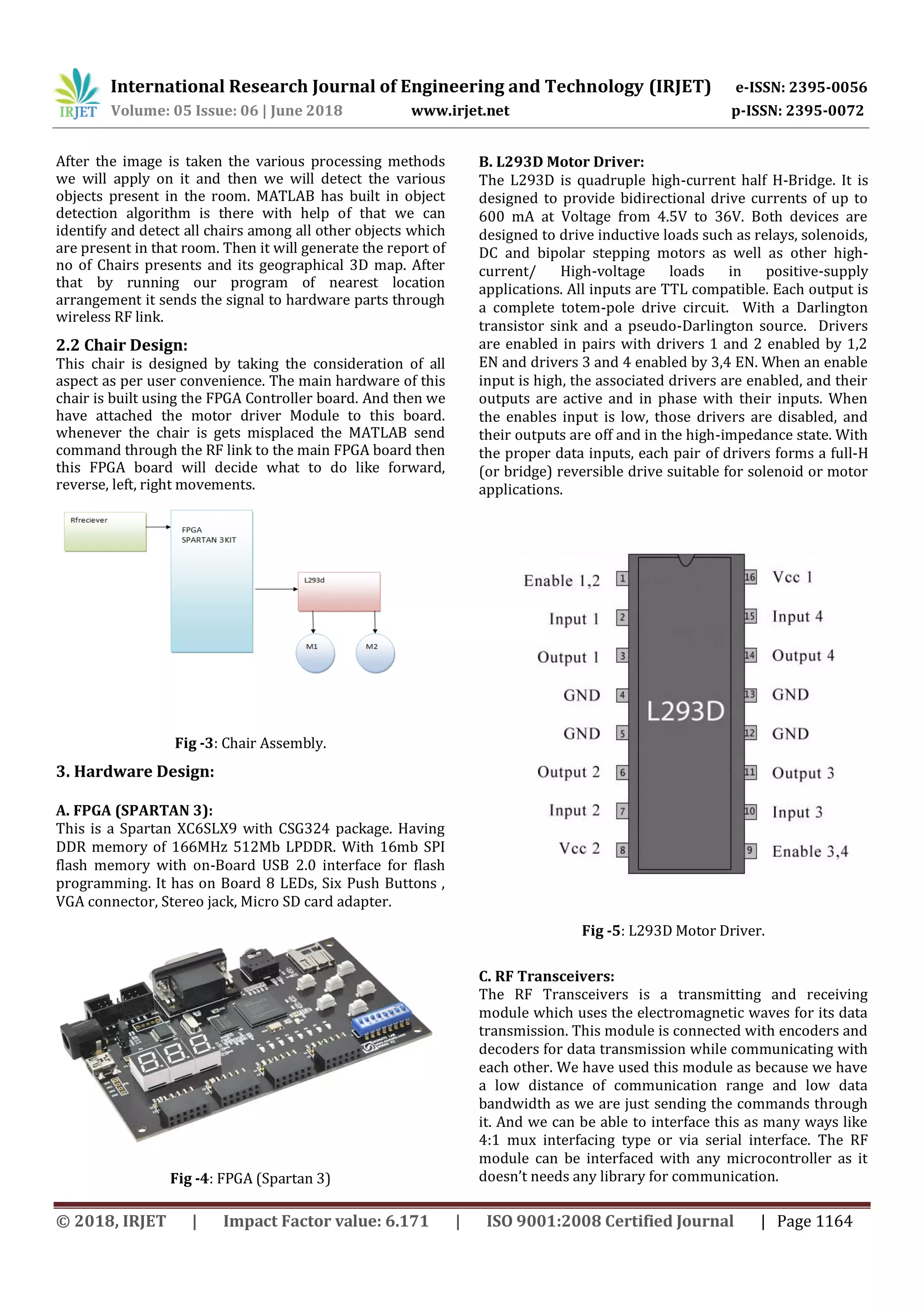 IRJET-Automatic Self-Parking Chair using Nissan Technology | PDF | Computer Peripherals | Computing